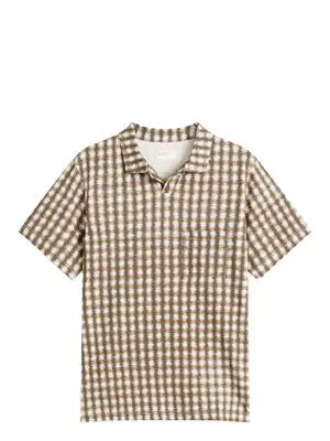 Universal Works Sound Wave Vacation Polo - Brown