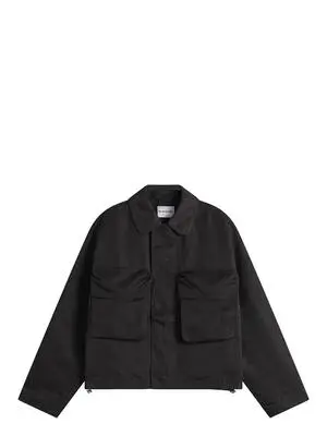 MKI MIYUKI ZOKU Silky Nylon Pilot Jacket - Black