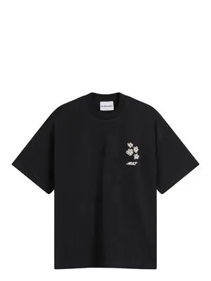 MKI MIYUKI ZOKU Hibiscus T-shirt - Black