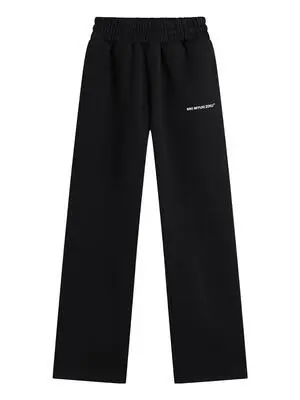 MKI MIYUKI ZOKU Uniform Wide Leg Joggers - Black