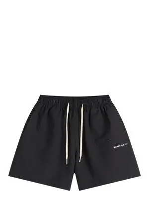 MKI MIYUKI ZOKU Presented End. Seersucker Shorts - Black