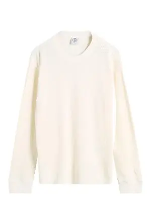 POLAR SKATE CO. Dylan Long Sleeve Waffle T-shirt - Ivory