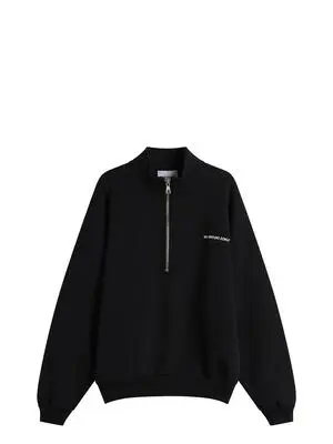 MKI MIYUKI ZOKU Uniform Quarter Zip - Black