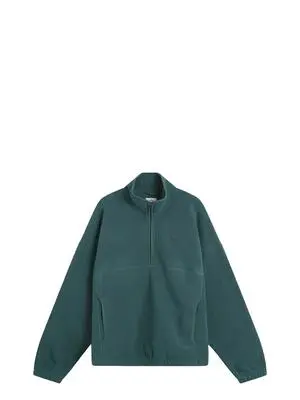 POLAR SKATE CO. Ivan Half Zip Fleece Sweatshirt - Dark Emerald