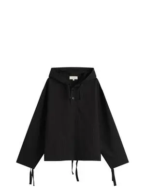Studio Nicholson Almes Hooded Pullover - Black
