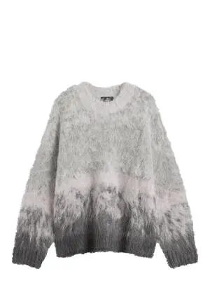 REPRESENT Ombre Knit Sweater - Light Grey