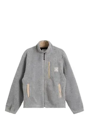 BUTTER GOODS Terrain Highpile Fleece Jacket - Grey