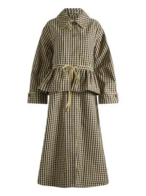 DAMSON MADDER Myrtle Trench Coat - Navy