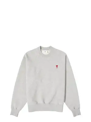 AMI Paris Small Adc Crew Sweat - Grey