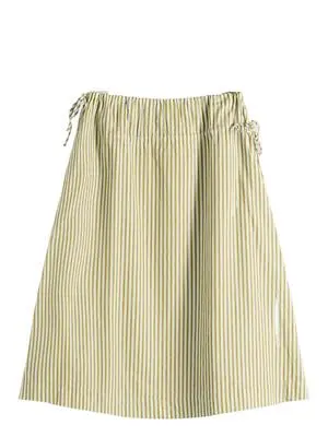 DAMSON MADDER Caspia Volume Midi Skirt - Basil
