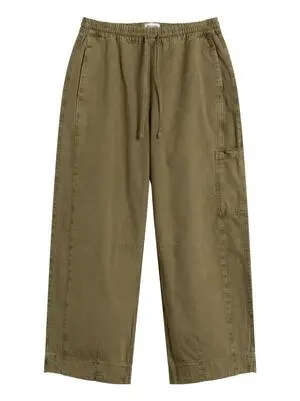 DAMSON MADDER Felix Twill Trousers - Olive