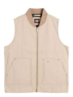 Dickies Quilted Canvas Vest - Desert Sand