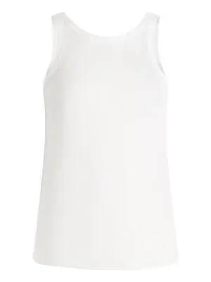 SKIMS Sheer Cotton Tank - Snow