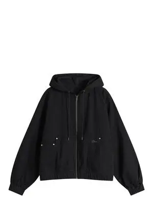 DIME Hooded Denim Jacket - Black