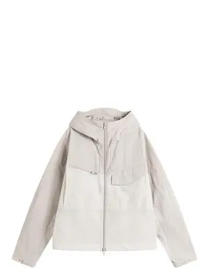 Y3 Cotton Blend Hooded Jacket - Brown