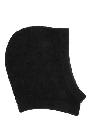 Rick Owens Knit Hood - Black