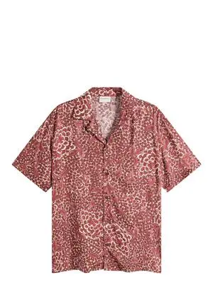 Drole De Monsieur Viscose Grapes Shirt - Red