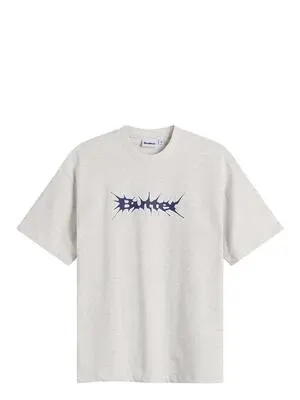 BUTTER GOODS Nail Logo T-shirt - Ash