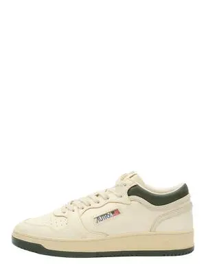 AUTRY Med-way Mid Leather Sneaker - Mount/marsh