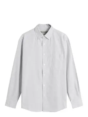 FRIZMWORKS Og Stripe Oversized Shirt - Gray