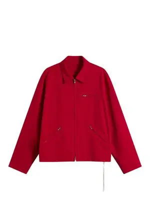 MASTERMIND WORLD Jersey Detroit Jacket - Red