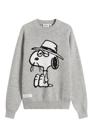 BUTTER GOODS X Peanuts Spike Knit Sweater - Ash