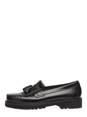 G.H. BASS & CO. Layton Ii 90s Kiltie Loafer - Black Leather