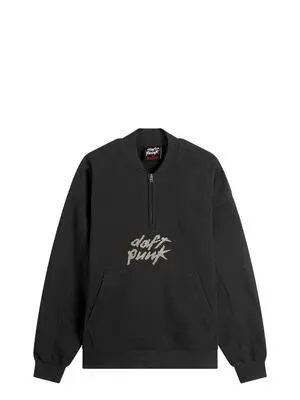 PLEASURES Primetime Quarter Zip - Black