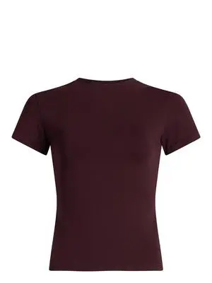 SKIMS SKIMS Cotton Jersey T-Shirt Currant