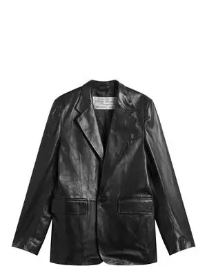 Acne Studios Leather Blazer - Black