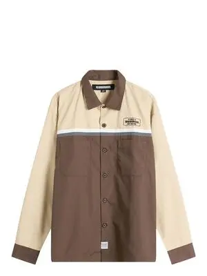 NEIGHBORHOOD Classic Work Bicolor Shirt - Brown