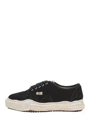 Mihara Yasuhiro Baker Western Detail Suede Low-top - Black
