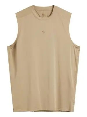 REPRESENT 247 Contour Run Tank T-shirt - Pebble