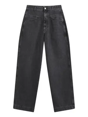 Closed Closed Women's Deni-x Baggy Jeans Dark Grey