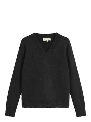 SECOND / LAYER Vexed V-neck - Black