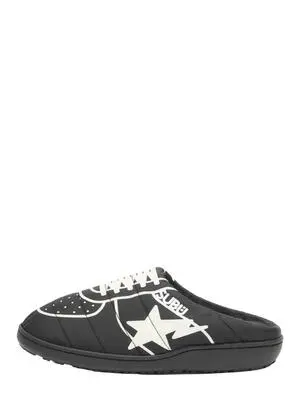 A BATHING APE X Subu Puffer Sandals - Black