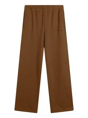 SKIMS Cotton Fleece Classic Straight Leg Pant - Bison