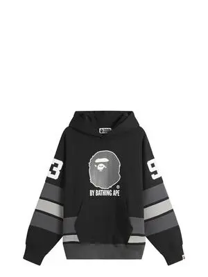 A BATHING APE Football Hoodie - Black