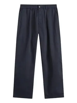 Universal Works Pleated Track Pant - Navy