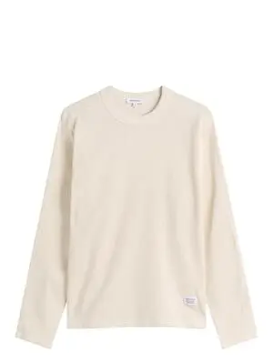 Norse Projects Stevns Military Rib Long Sleeve T-shirt - Ecru