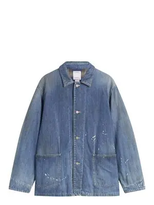 Visvim Social Sculpture Dmgd Down Jacket - Indigo