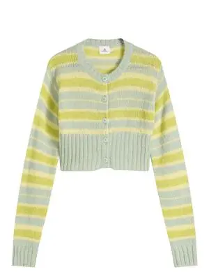 SUNDAYFRUITMARKET Sun Cropped Cardigan - Mint