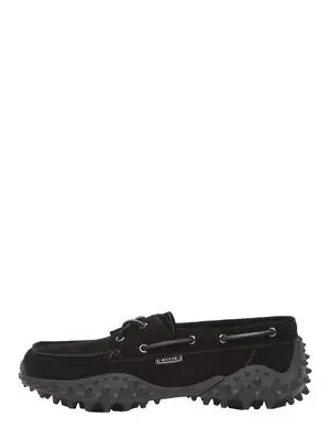 Eytys Mistral Suede Boat Shoes - Black