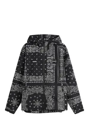 F.C. REAL BRISTOL Bandana Nylon Hooded Jacket - Black