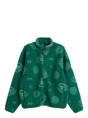 NO PROBLEMO Space Travel Fleece Jacket - Aqua