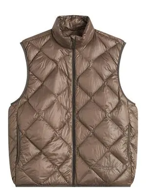 THISISNEVERTHAT Pertex Light Down Vest - Brown