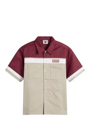 ICECREAM Parlor Work Shirt - Beige/red