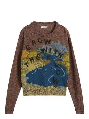 STORY MFG. Hand Knit Piper Jumper - Brown