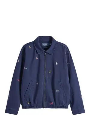 Polo Ralph Lauren Flag Windbreaker Jacket - Navy