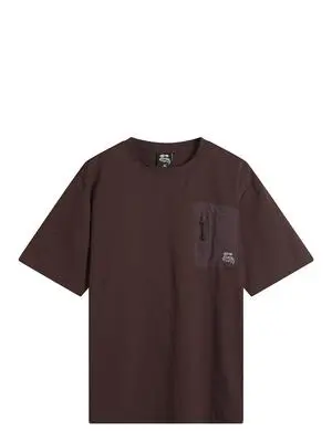 KARMA8A Logo Pocket Rue T-shirt - Brown